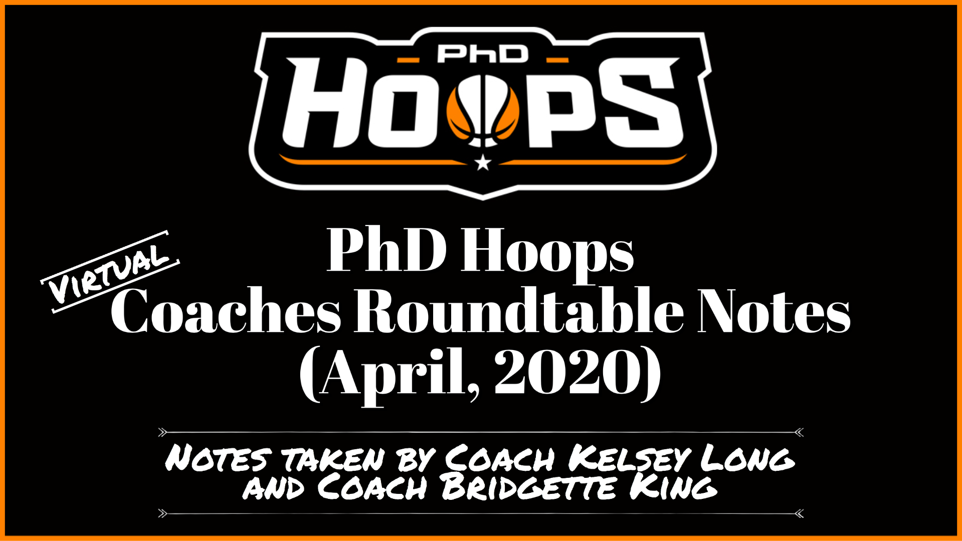 PhD Hoops Virtual Coaches Roundtable Notes (April, 2020) | Coach Kelsey ...