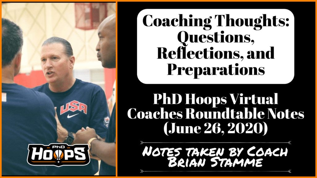 “Coaching Thoughts: Questions, Reflections, and Preparations”: PhD ...